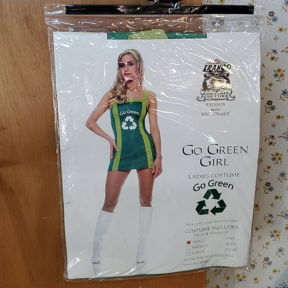 Other | Womens Go Green Girl Costume | Poshmark